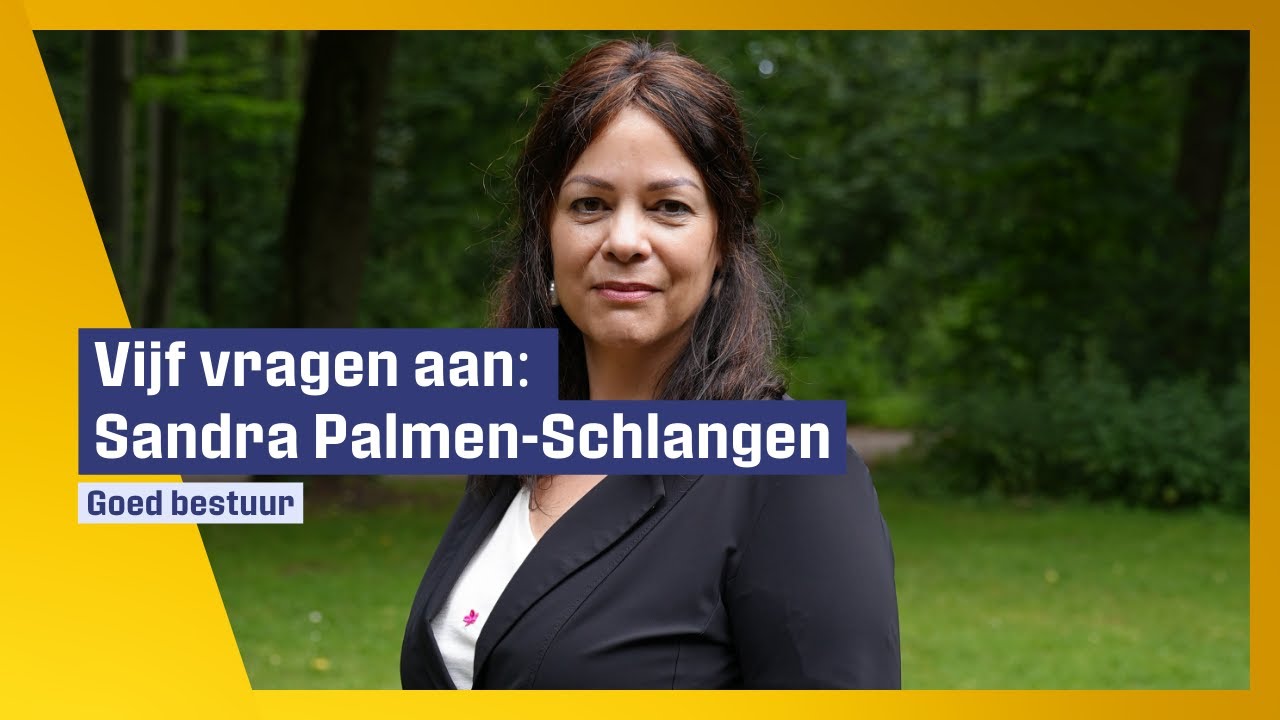 Vijf vragen aan Sandra Palmen-Schlangen over goed bestuur - YouTube