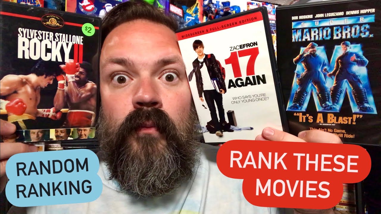 RANKING RANDOM MOVIES from my COLLECTION - 17 Again (2009), Rocky 2 ...