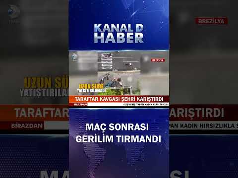Taraftar Kavgası Şehri Karıştırdı: 3'ü Ağır 12 Yaralı...