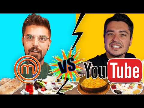 MASTERCHEF  vs YOUTUBERLAR ! KAHVALTI SAVAŞLARI Bölüm 1