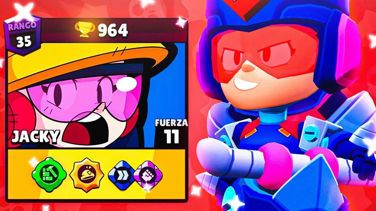 JACKY FUERZA 11 DESPUES DEL BUFF ES UN BRAWLER ESPECTACULAR - YouTube