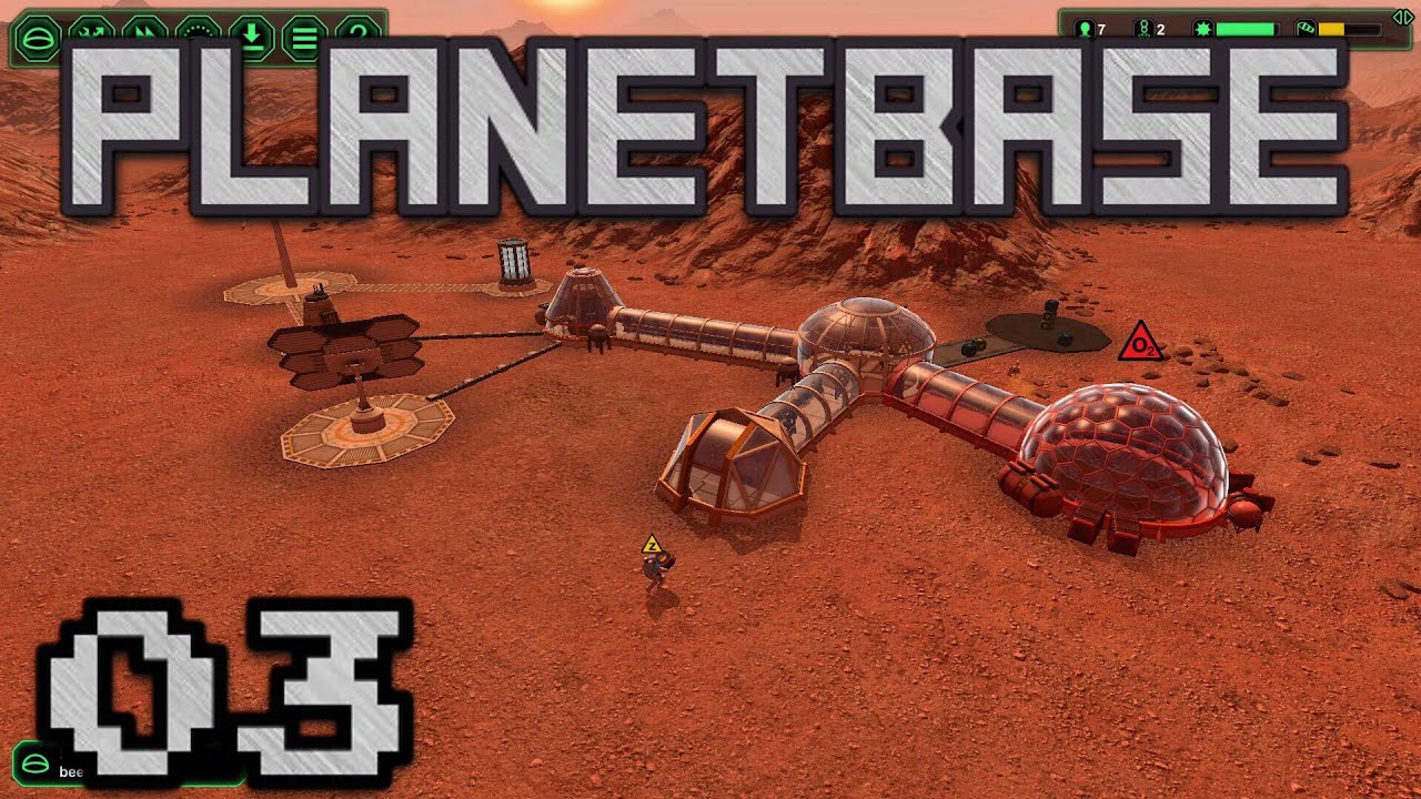 Planetbase - Episode 03 - Spare Some Air? (Space Survival) - YouTube