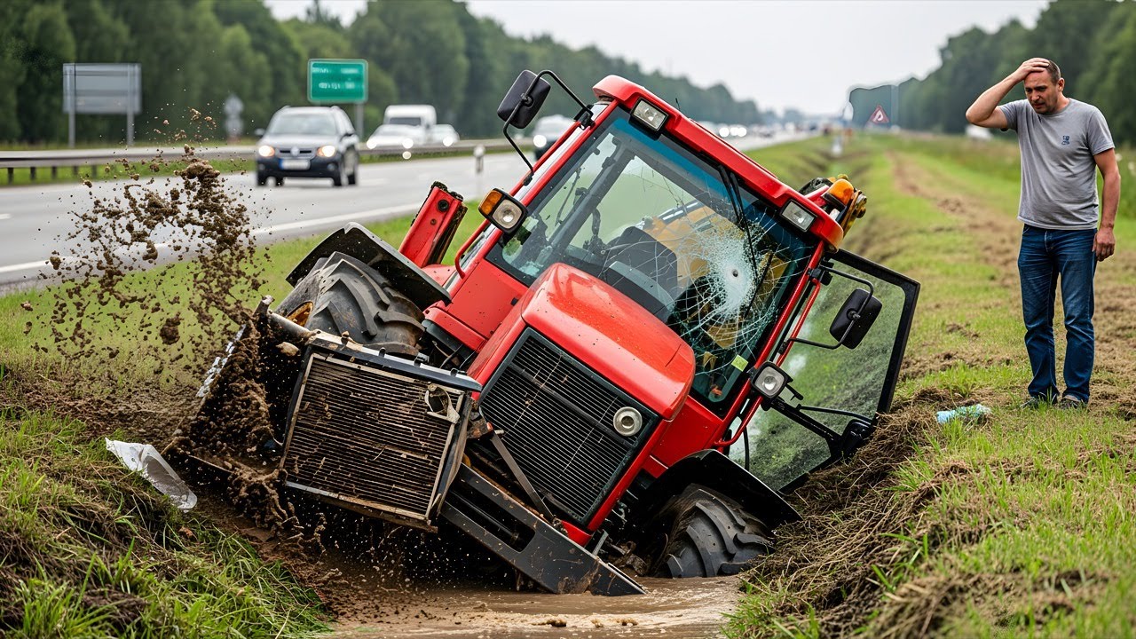 Unbelievable Tractor Fails Caught On Camera 2025 | Part 27 - YouTube