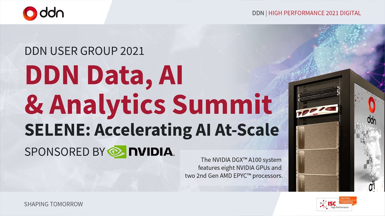 User Group 2021 | Julie Bernauer, NVIDIA - SELENE: Accelerating AI At ...