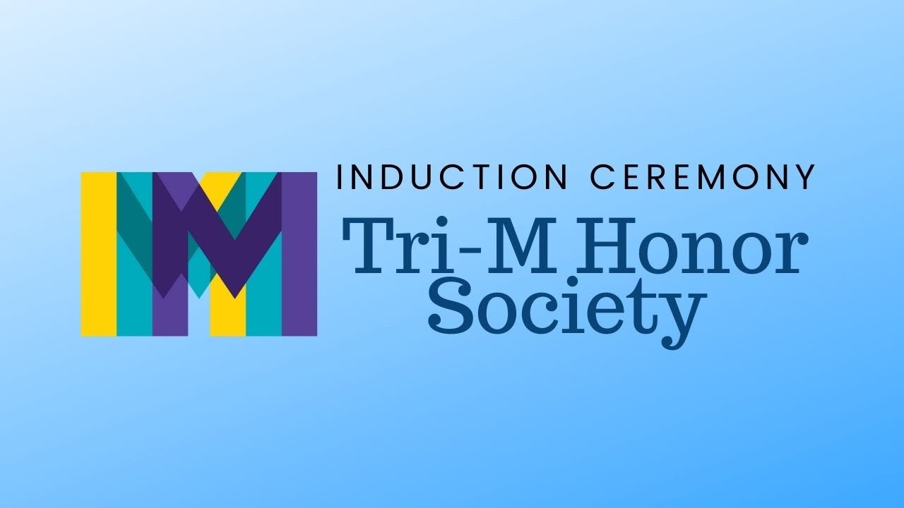 Tri-M Honor Society Induction Ceremony - YouTube