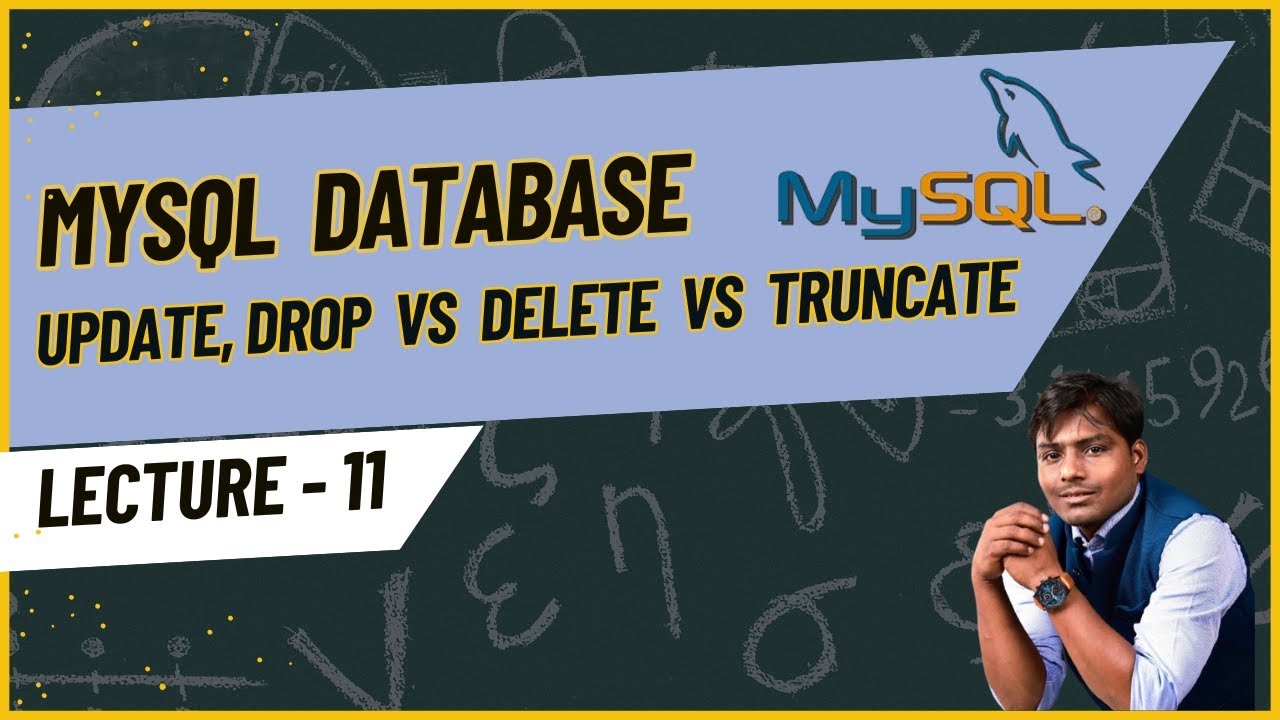 SQL lecture - 11 | Drop, Delete, Truncate | NMD PVT LTD - YouTube