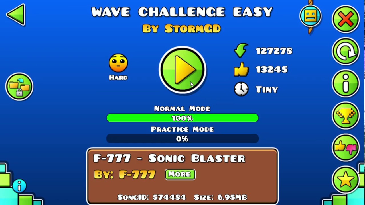 Geometry Dash | Easy Wave Challenges! - YouTube