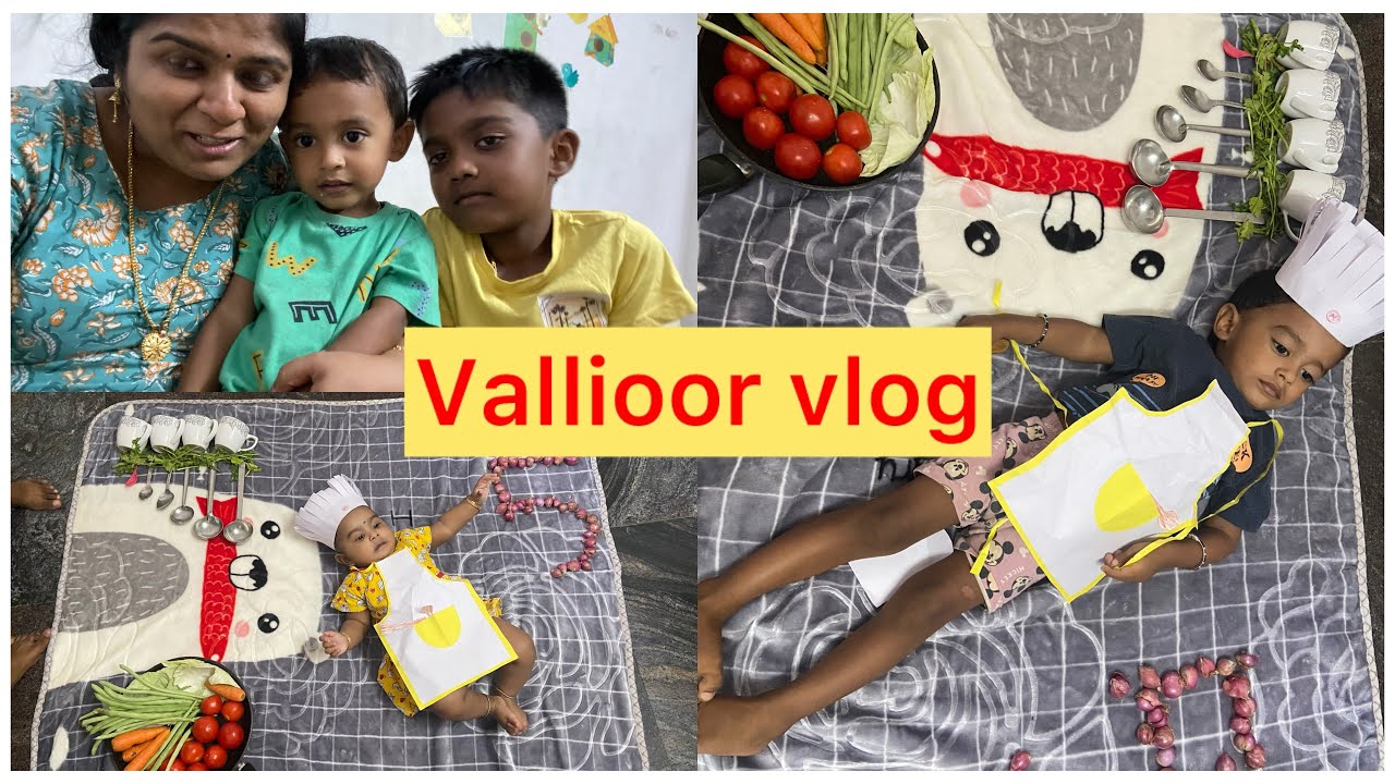Vallioor la last day /Family Time /5 month baby photo shoot - YouTube