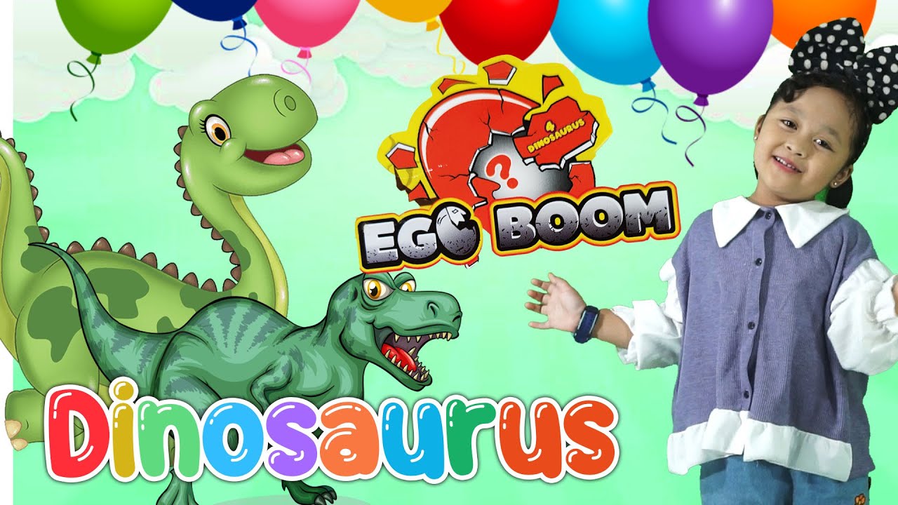 LAGU ANAK TERBARU DINOSAURUS feat. CRAZY DINO EGG BOOM - YouTube
