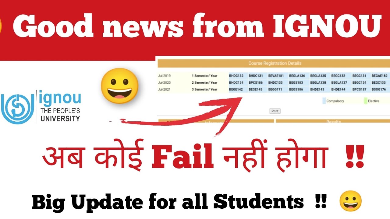 😀 Good news for all IGNOU Students 😀 Big Update from IGNOU, Important ...