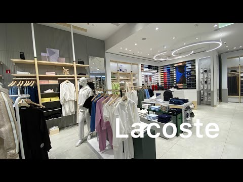 🎈LACOSTE  opening of a NEW STORE and a new collection of clothes and shoes