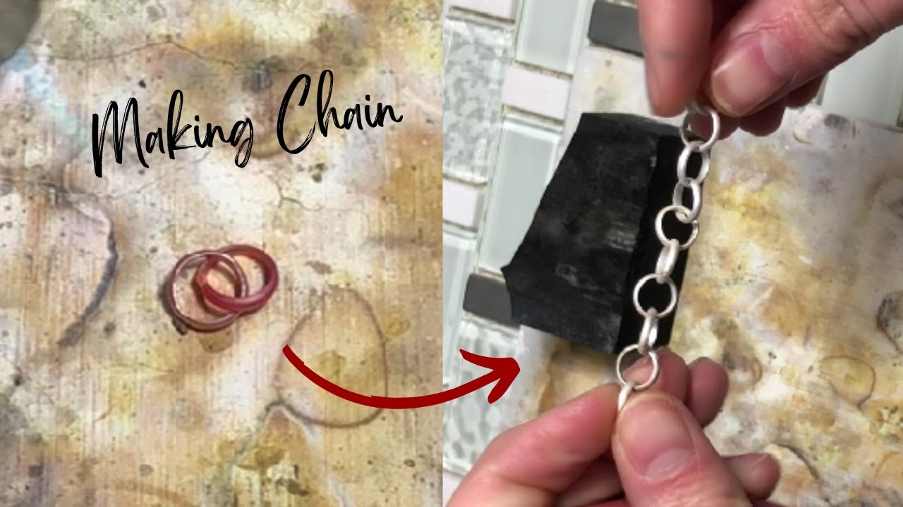 How to make a basic silver chain | Jewelry Making - YouTube