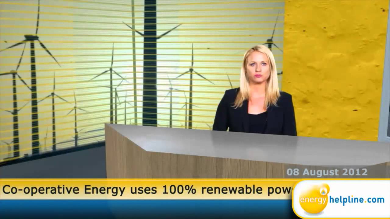 Co-operative Energy uses 100% renewable power - YouTube