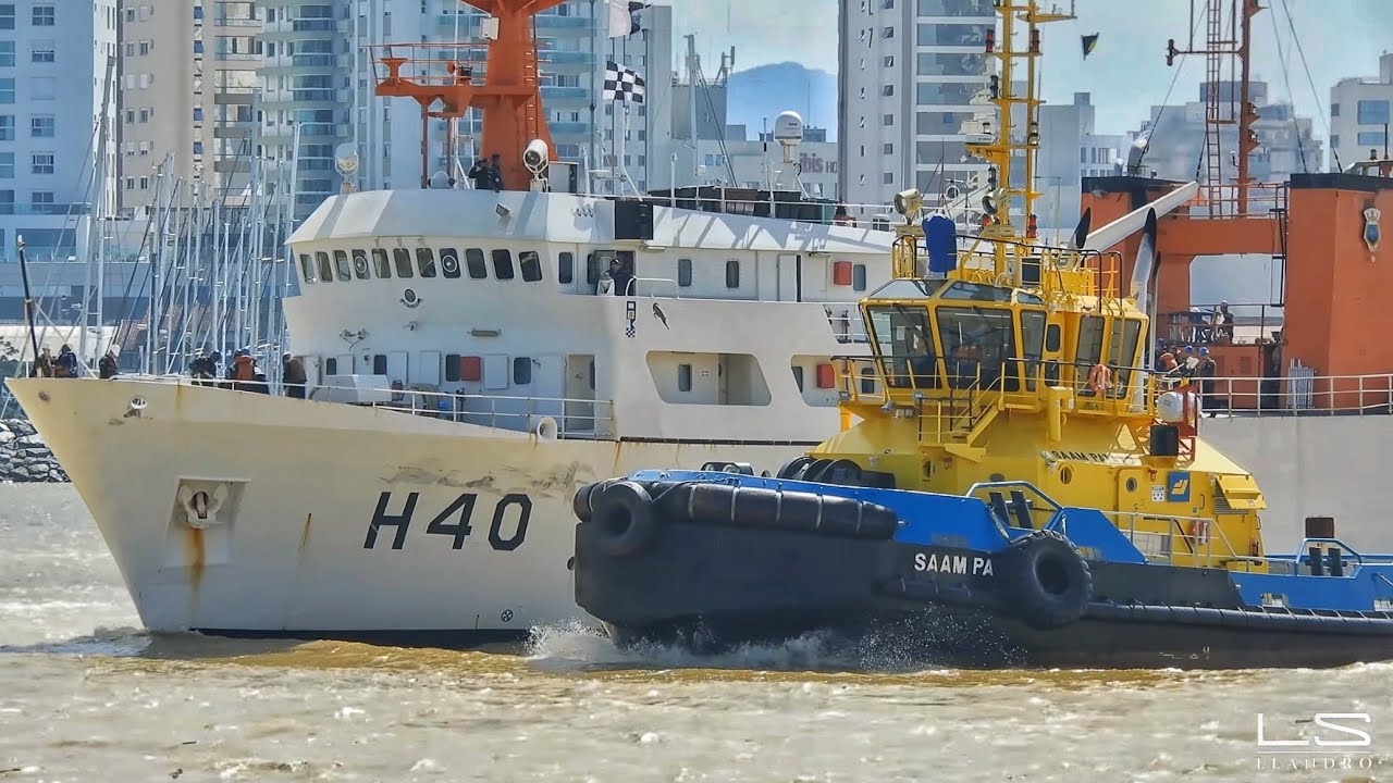 Navio Oceanográfico ANTARES (H-40) da Marinha do Brasil - YouTube