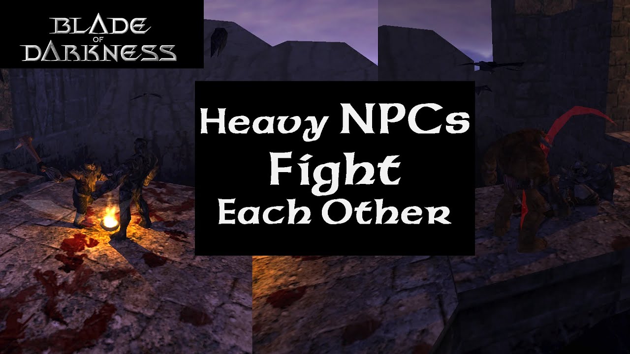 Blade of Darkness - Heavy NPCs Fight Each Other [NPC battles] - YouTube