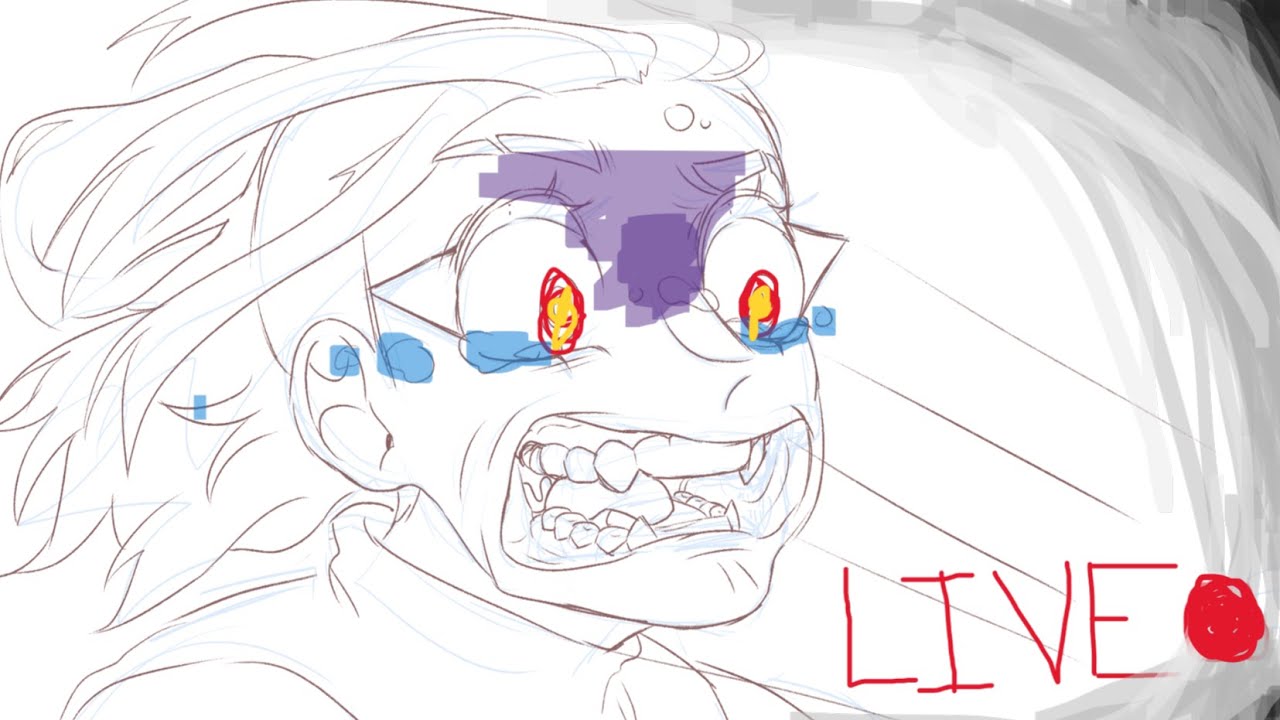 DRAWING CRAZY EXPRESSIONS!!! | Live - YouTube