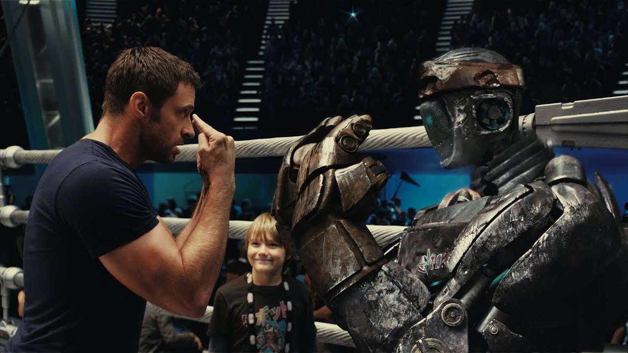 Real Steel Robot Boxing Scenes, Atom vs Zeus, 2.3.4. round - YouTube