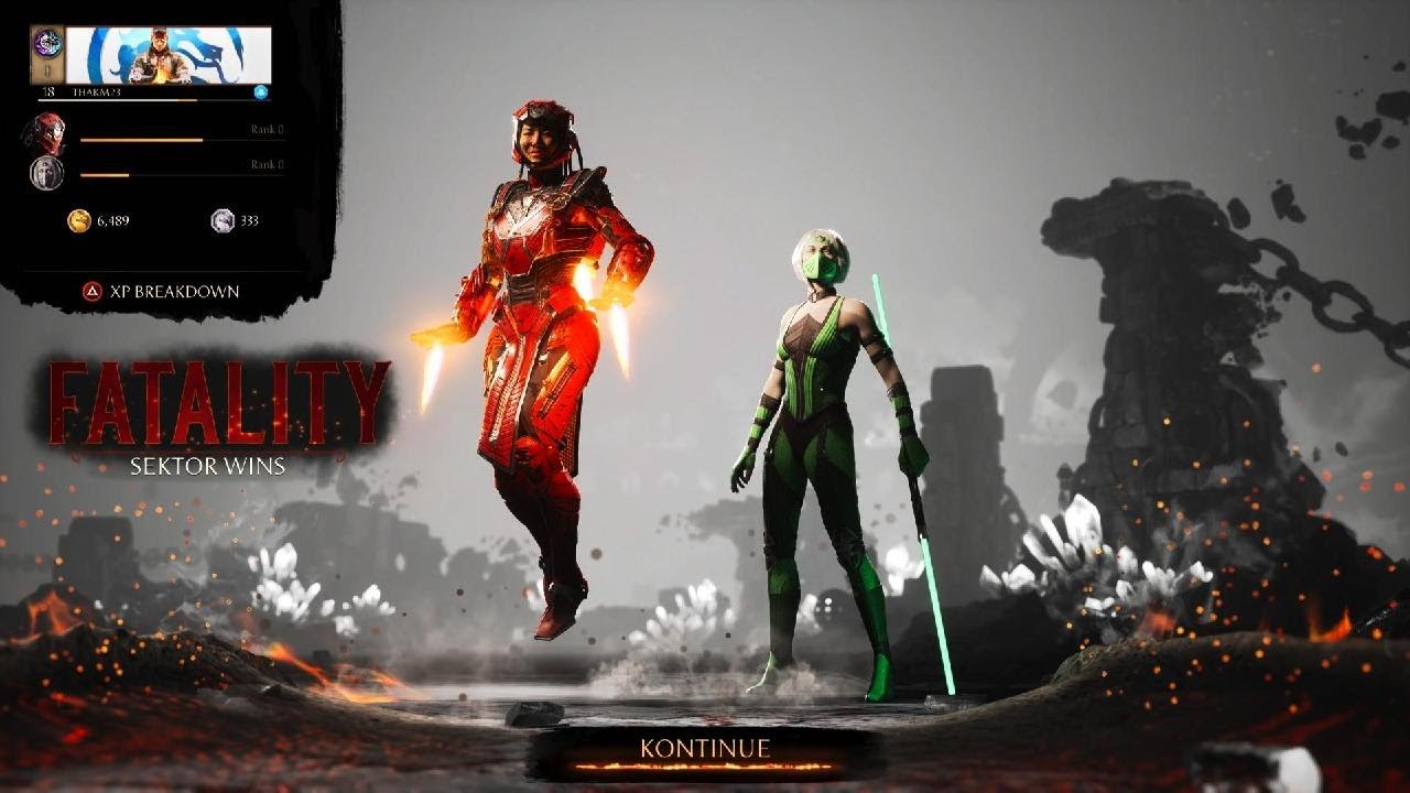 Mortal Kombat 1 Sektor Second fatality Anamality & ladder completed ...