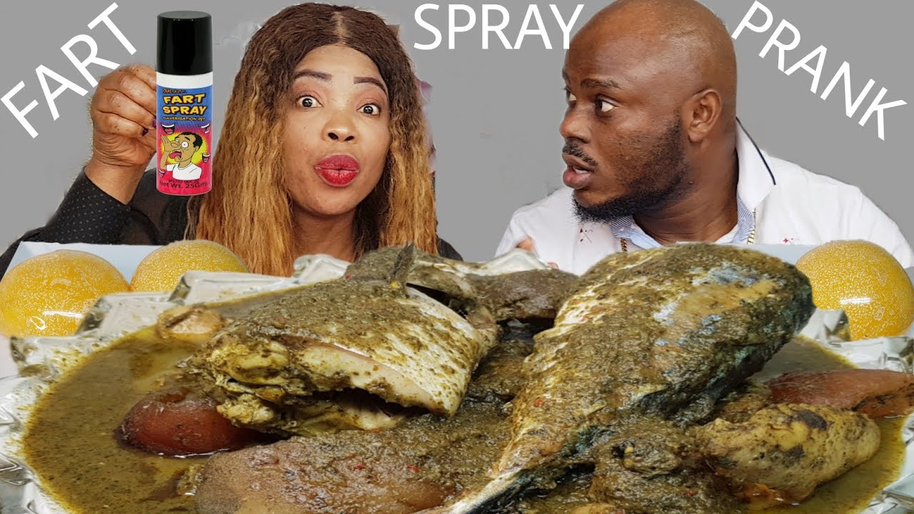 FART SPRAY MUKPRANK ON HUBBY | ASSORTED VERSACE BLACK SOUP WITH STARCH ...