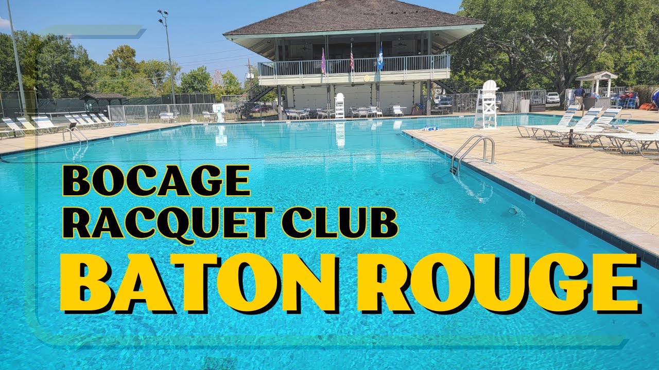 Bocage Racquet Club Baton Rouge, Louisiana - YouTube