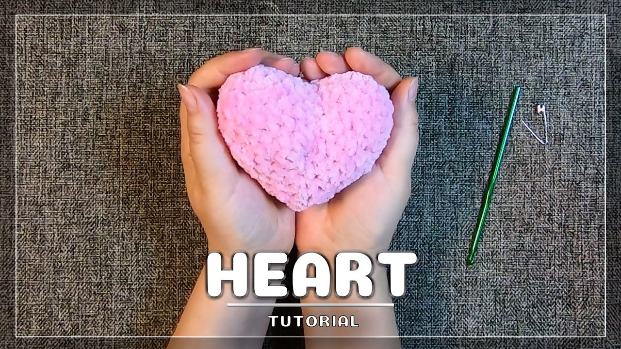Amigurumi How To Crochet A HEART In 20 Mins From Plush Yarn Tutorial amigurumi-how-to-crochet-a-heart-in-20-mins-from-plush-yarn-tutorial