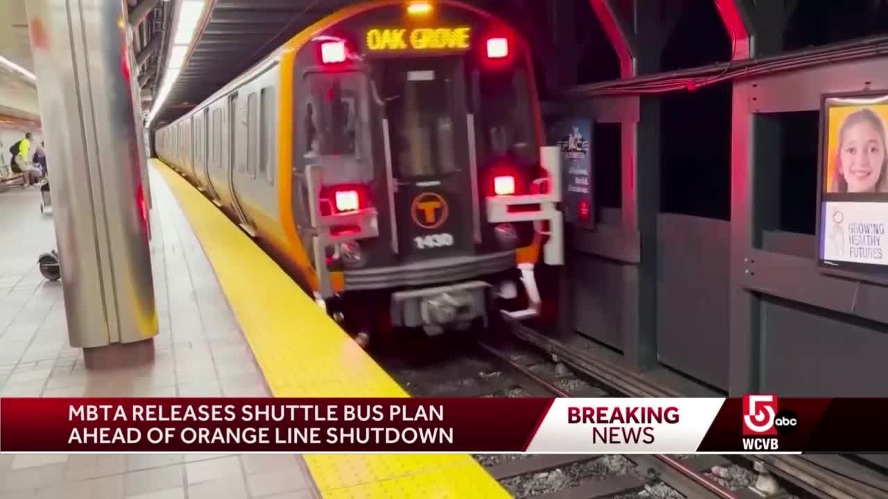 Orange Line diversion plan released by MBTA - YouTube