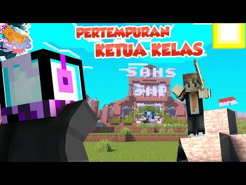 KETUA KELAS SANS PADA BERANTEM & MUTHIA KETEMPELAN SETAN !! - SANS s4