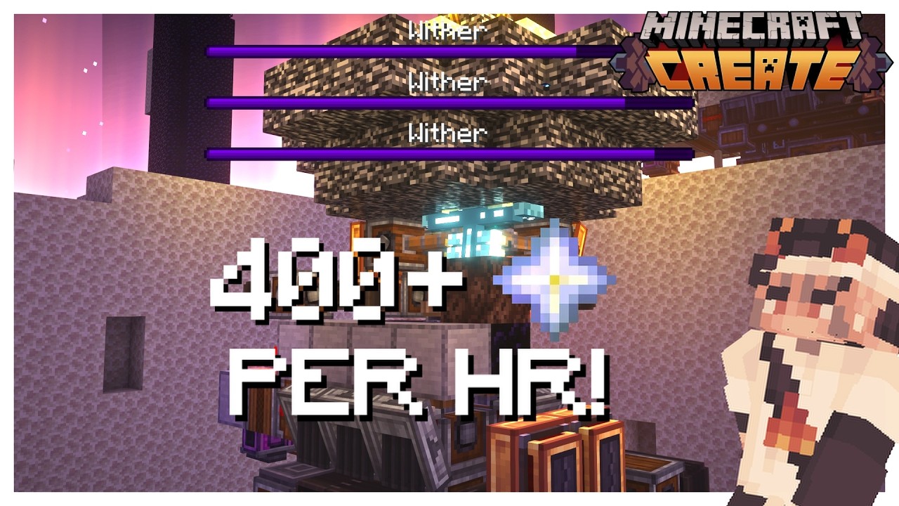 Automatic WITHER/NETHER STAR Farm! (400 Stars PER HOUR) | Create Mod ...