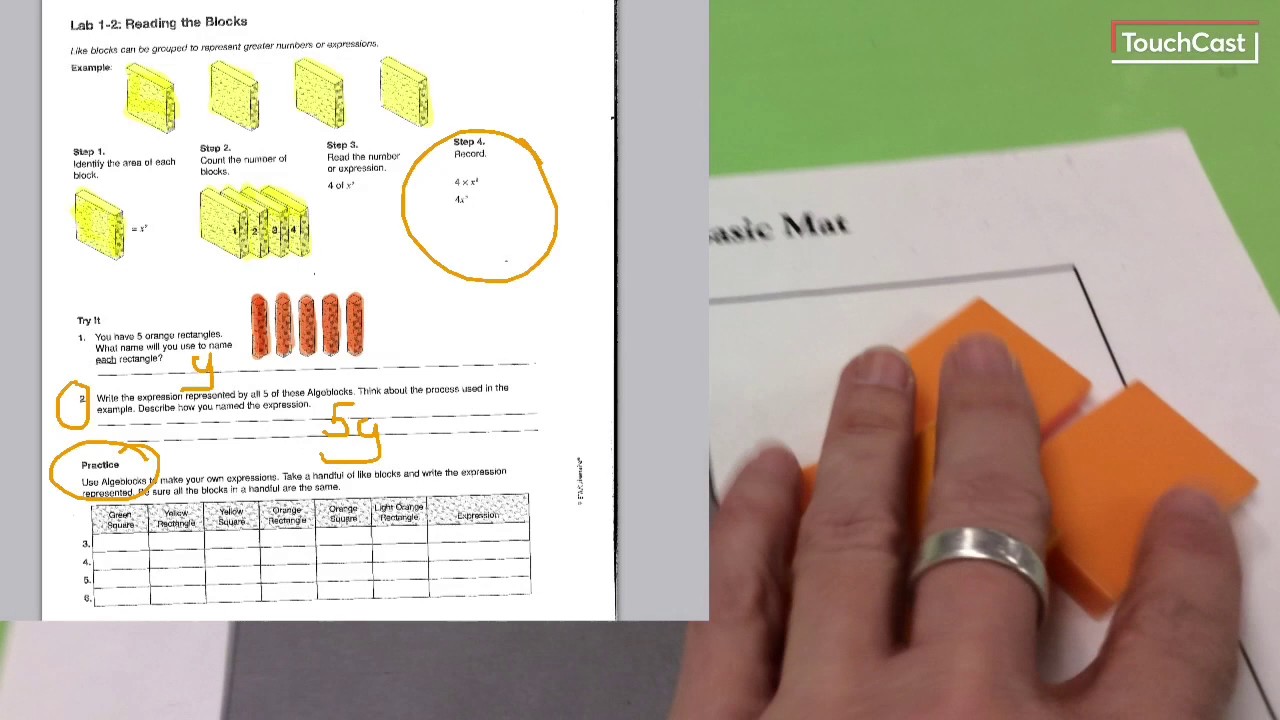 Using Algeblocks - YouTube