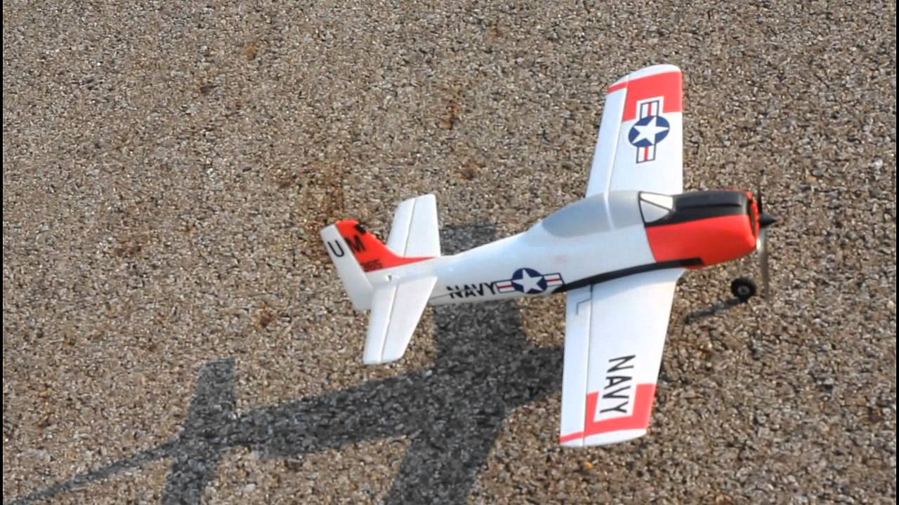 Parkzone Ultra Micro T-28 Flight Review - YouTube