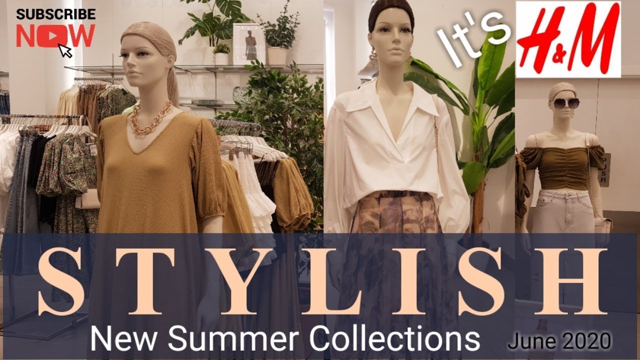 H&M New Stylish Summer Collection | JUNE 2020 Collection | H&M Shopping ...