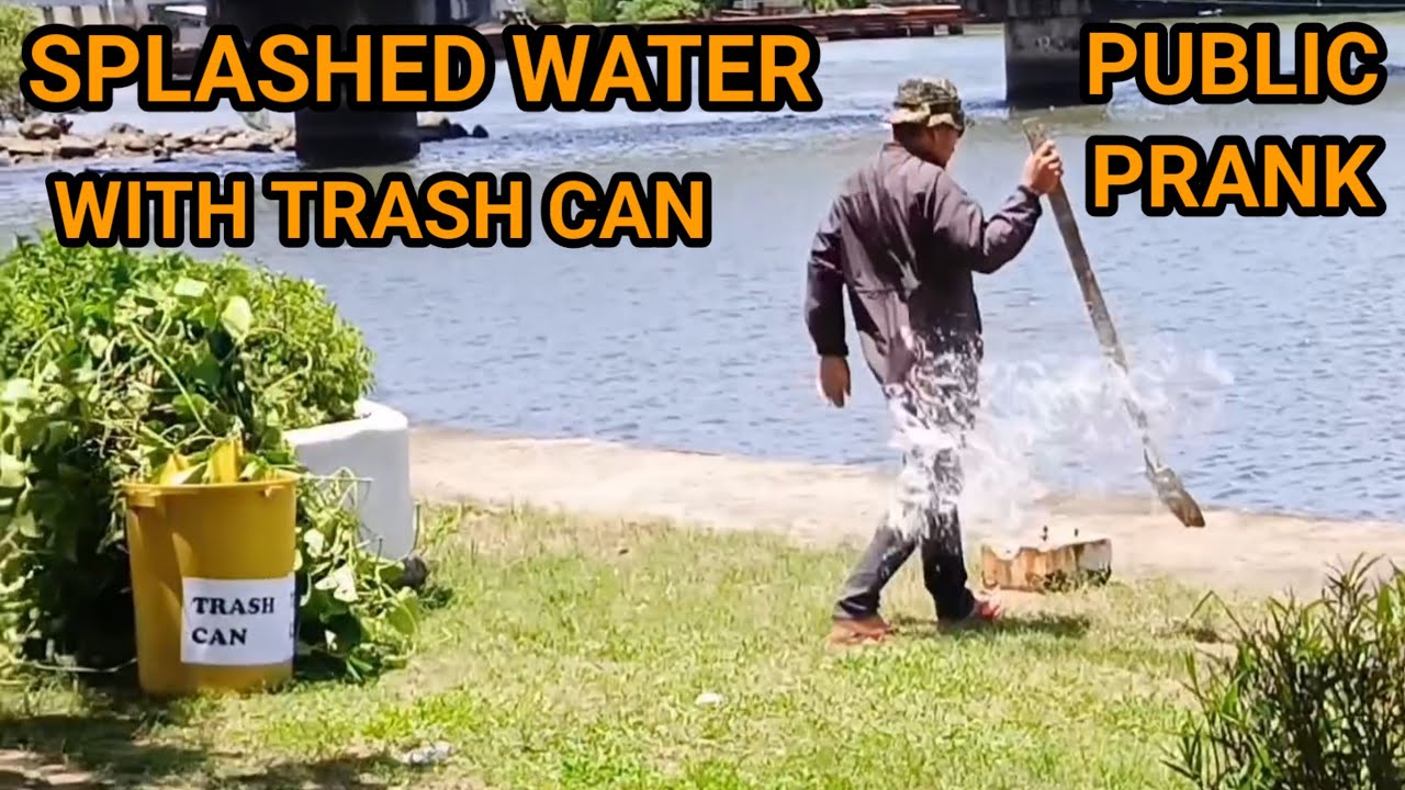 SPLASHED WATER PUBLIC PRANK - YouTube