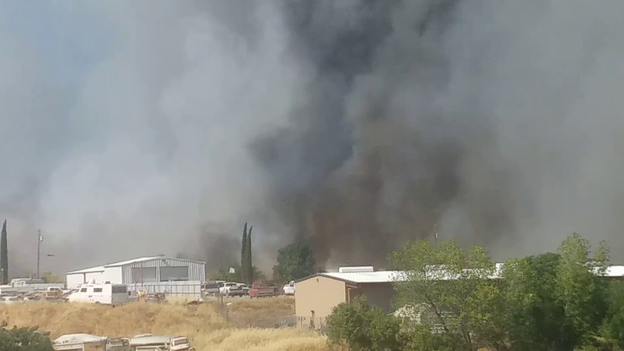 stoll fire red bluff - YouTube