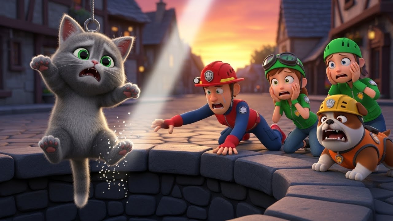 Street Pals Save a Kitten in the Well 🐱 | Rescue Adventure Cartoon ...
