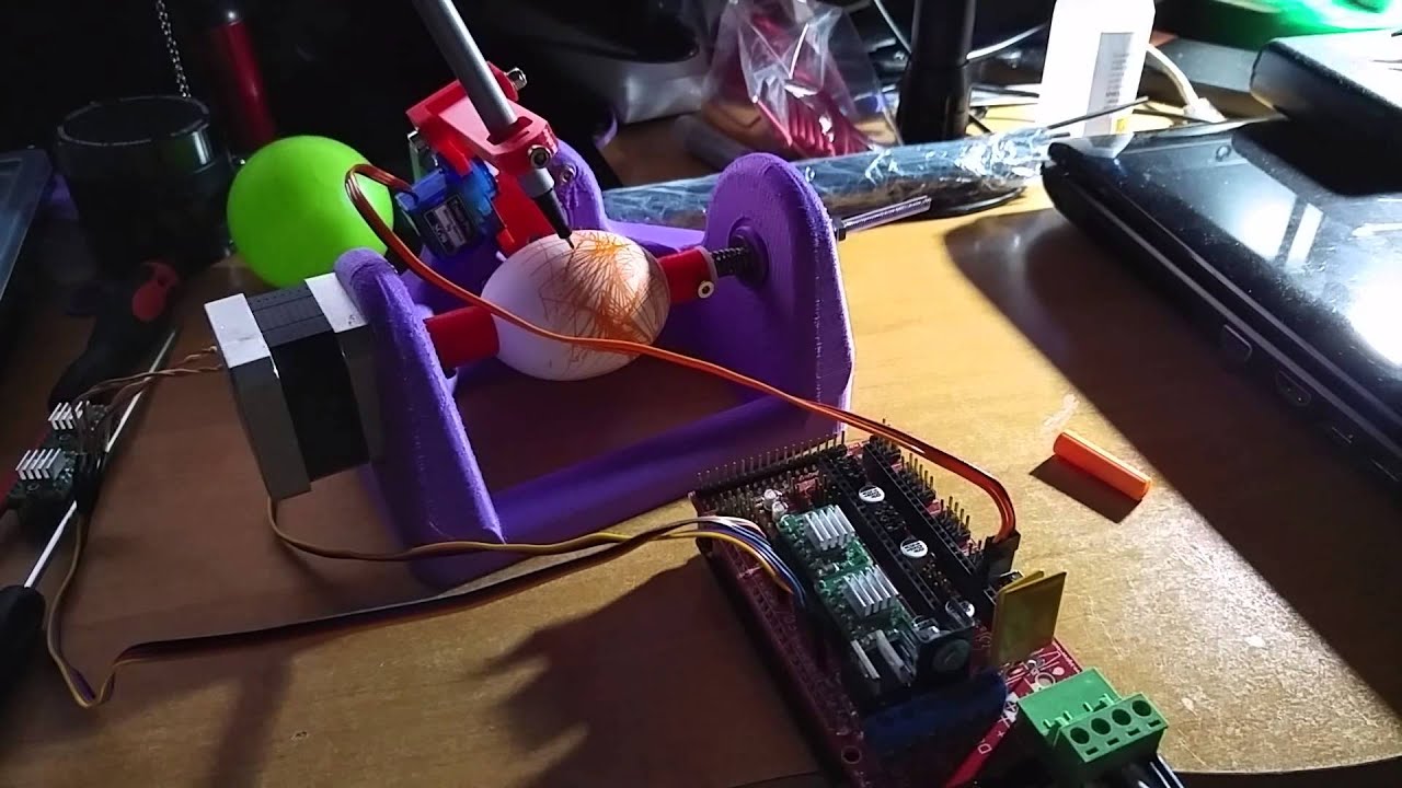 Eggbot test - YouTube