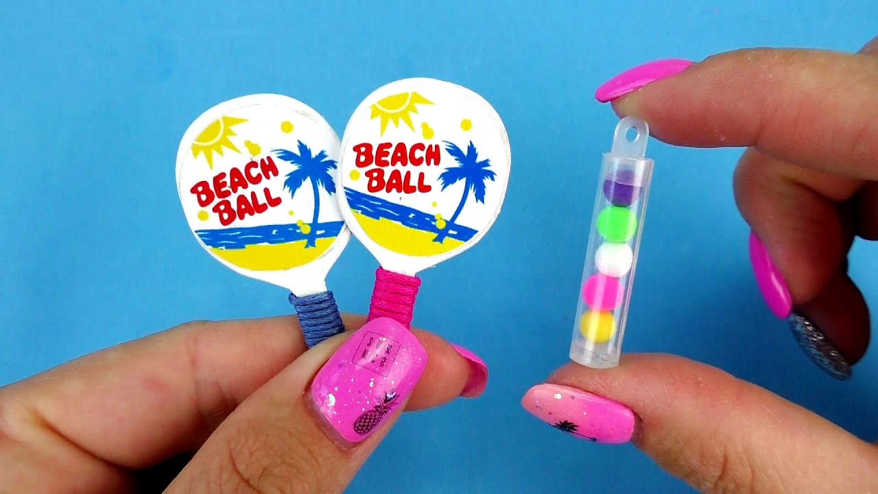 8 DIY MINIATURE SUMMER REALISTIC HACKS AND CRAFTS FOR CARDBOARD HOUSE ...