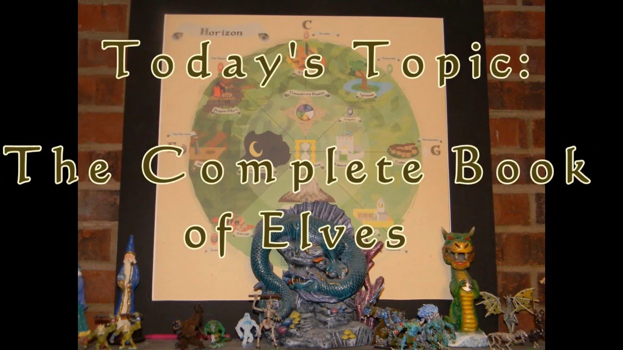RPG Talk: Complete Book of Elves Review for Advanced Dungeons & Dragons ...