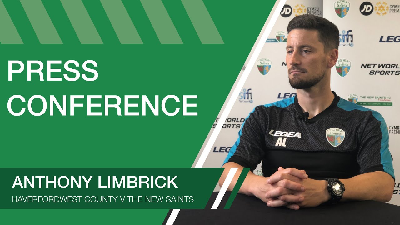 Anthony Limbrick - Pre-Match Haverfordwest County Press Conference ...
