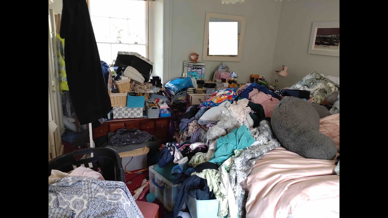 Decluttering and completely reorganising a bedroom by Mrs Organiser ...