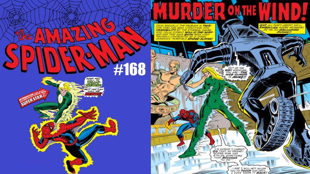 "Murder On the Wind!" | The Amazing Spider-Man #168 - YouTube