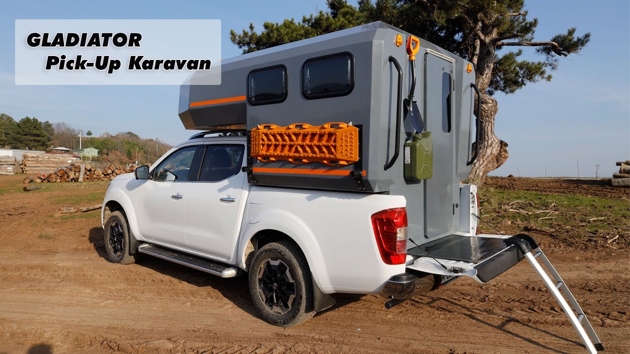 Hotomobil Gladiator Pick up Karavan - YouTube