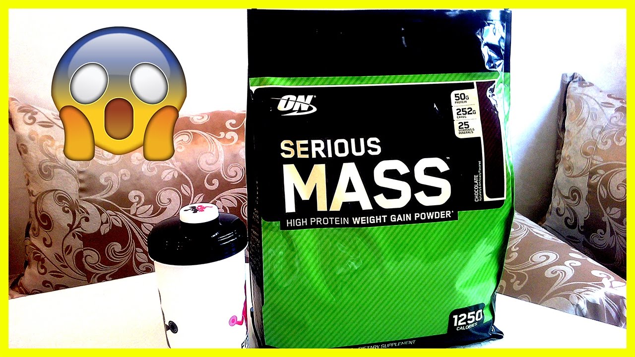 Optimum Nutrition Serious Mass - Unboxing & Review (The New Version ...