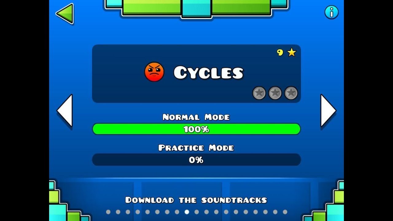 Geometry Dash - Cycles 100% All Coins - YouTube
