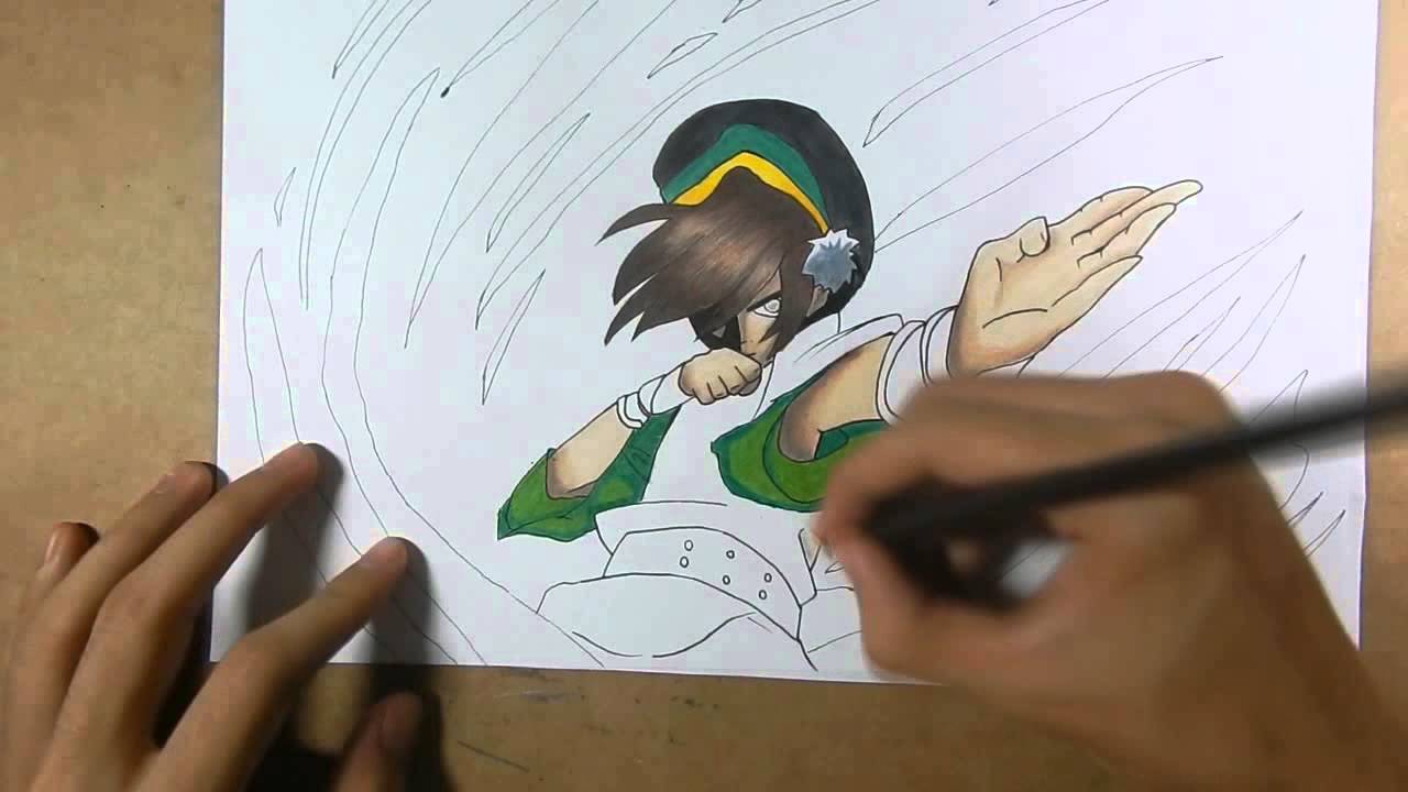 Speed Drawing - Toph Bei-Fong ( Avatar:The Last Ai - YouTube