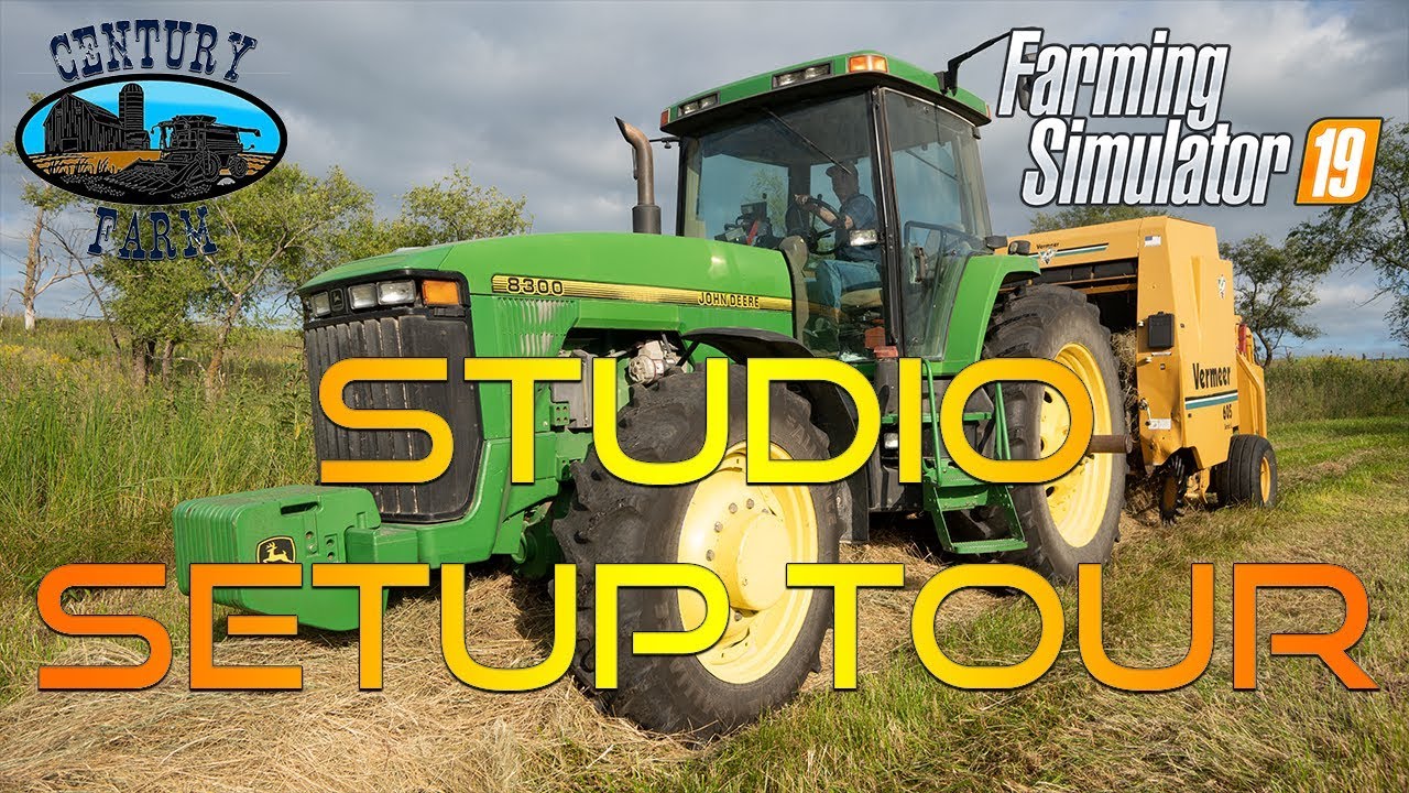 My Farming Simulator Setup! (Studio Tour) - YouTube