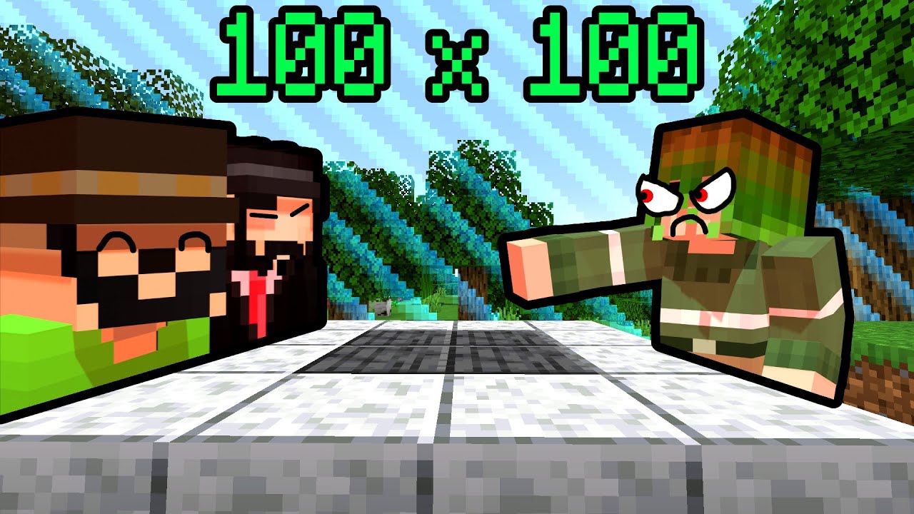 THE COUNCIL HAS ARRIVED. Minecraft 100x100 World! - YouTube