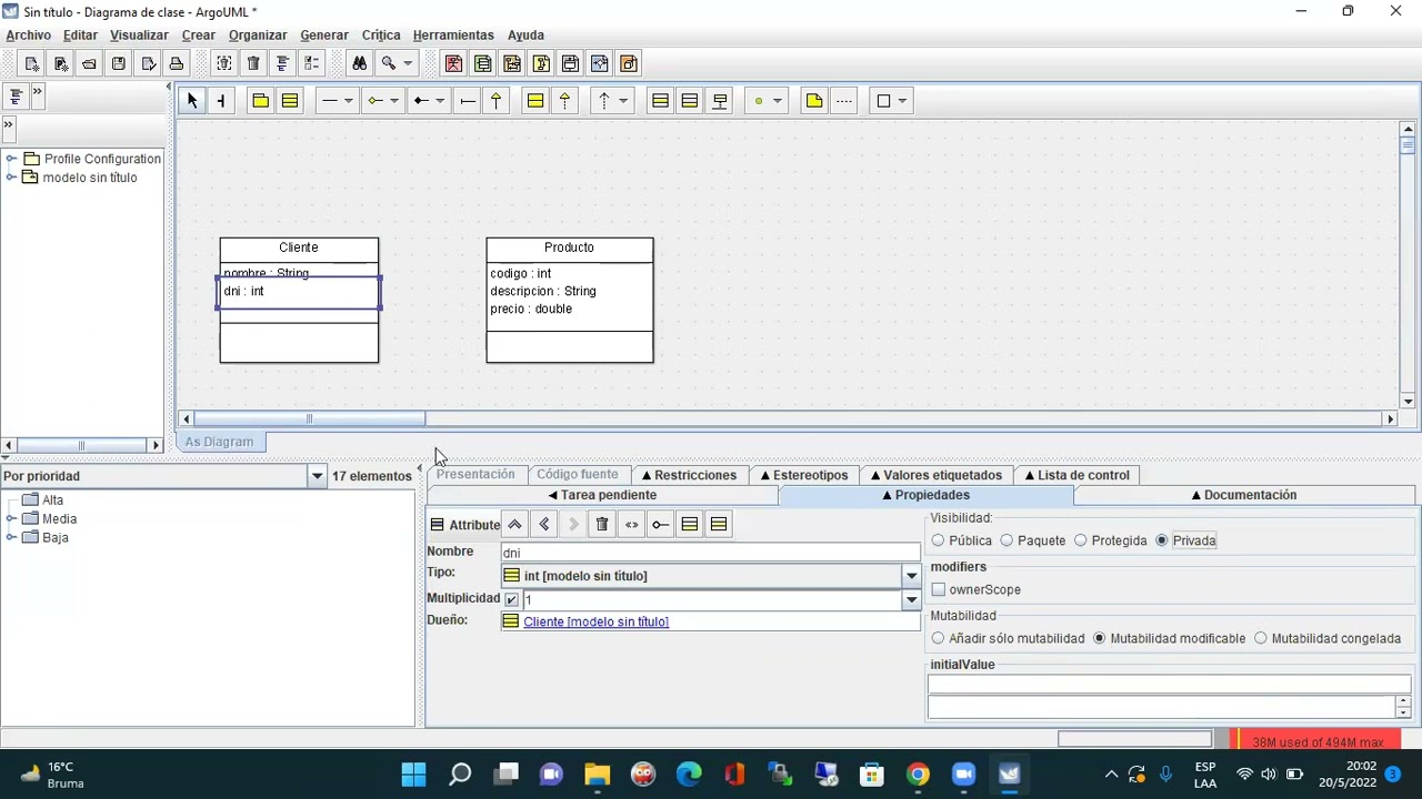 Modelado Argo UML y Programación OO en Java con Ventanas en Netbeans. Sistema de Venta en Cuotas ...