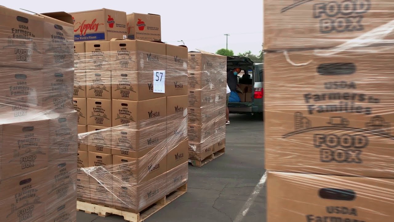 The Blessing Center - USDA Farmers to Family Food Box Program - YouTube