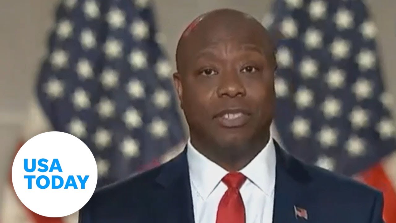 Sen. Tim Scott headlines first night of the RNC | USA TODAY - YouTube