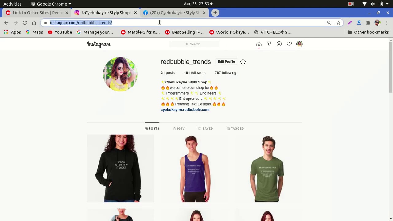 How To Add Social Media Buttons On Redbubble in 2 Min - YouTube